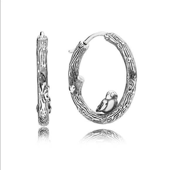 Pandora | Jewelry | Final Salepandora Spring Bird Hoop Earrings | Poshmark